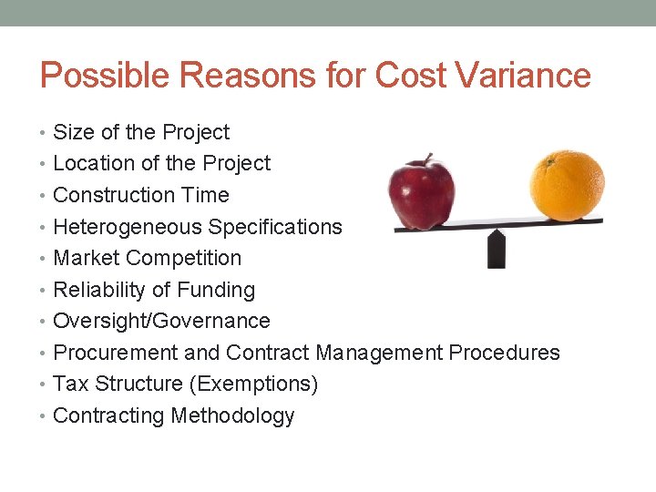 ROAD CONSTRUCTION COSTS Key Concepts Types of Main