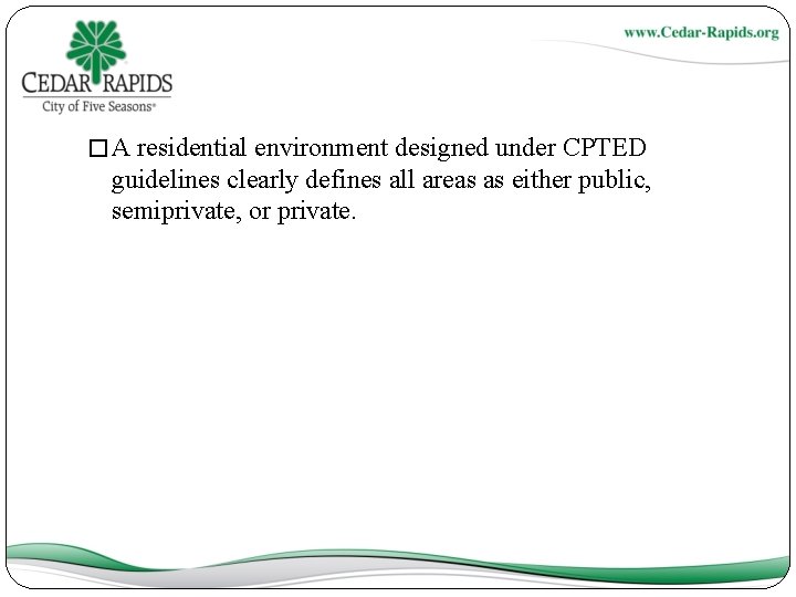 Crime Prevention Through Environmental Design Lt Tobey Harrison