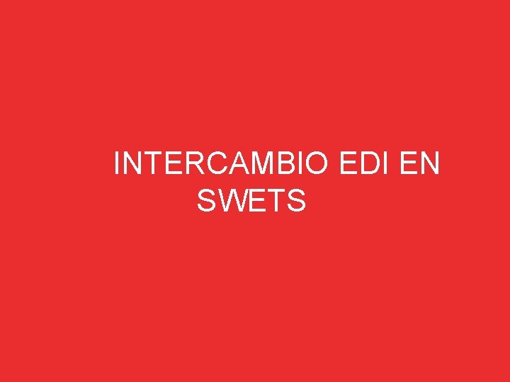 EDI y Swets Wise intercambio de datos para