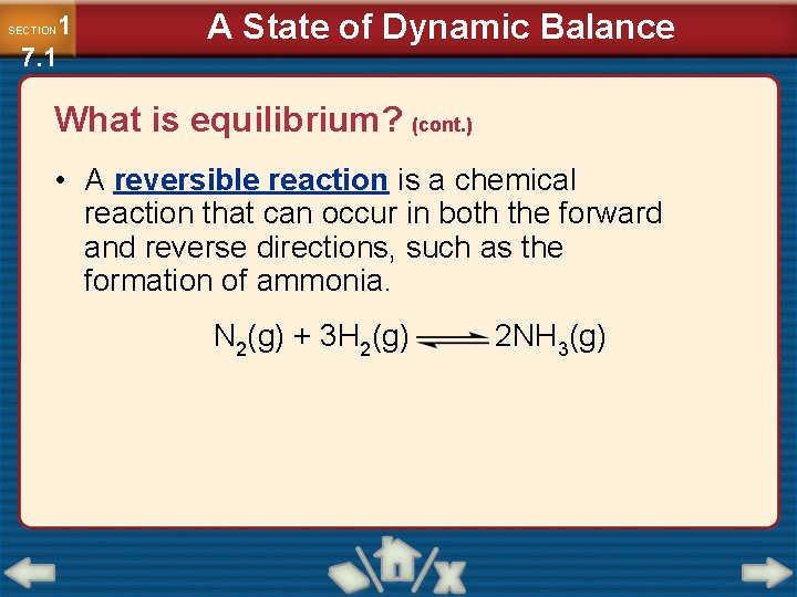 CHEMISTRY Matter and Change Chapter 17 Chemical Equilibrium