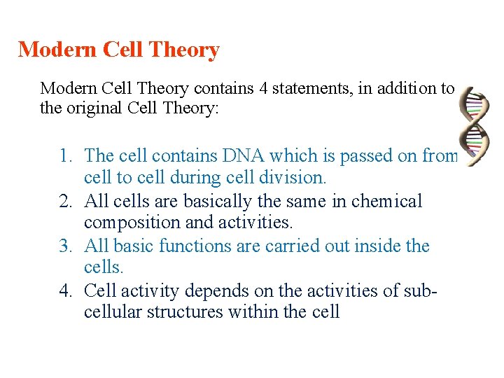 Cell Theory Historical Modern Ideas DISCOVERY OF CELLS