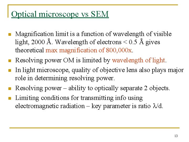 BMFB 3263 Material Characterisation Scanning Electron Microscope SEM