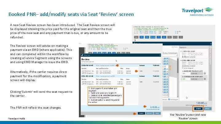 EMD Enhancements for booking airline content EMD Manager