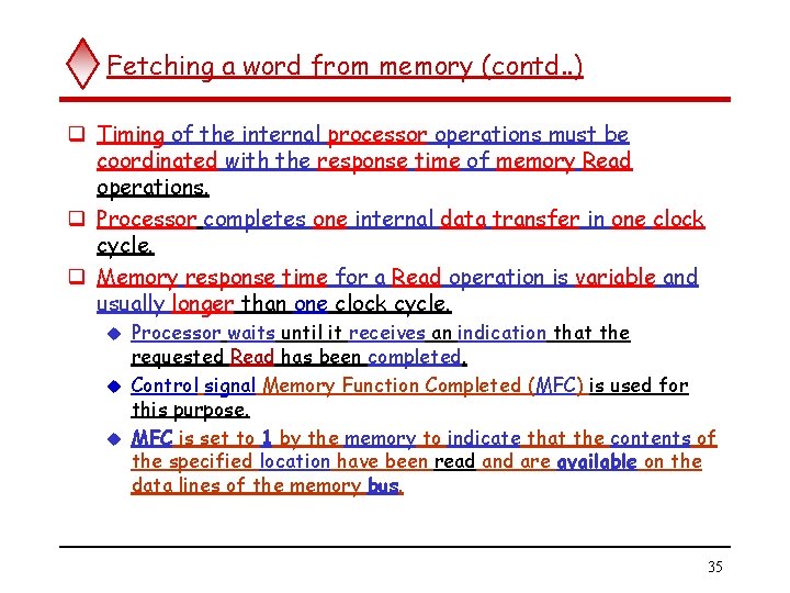 Lecture 3Part 1 Topics covered CPU Architecture Fetchexecute