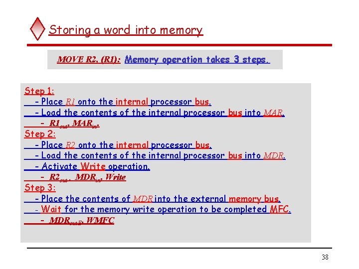 Lecture 3Part 1 Topics covered CPU Architecture Fetchexecute