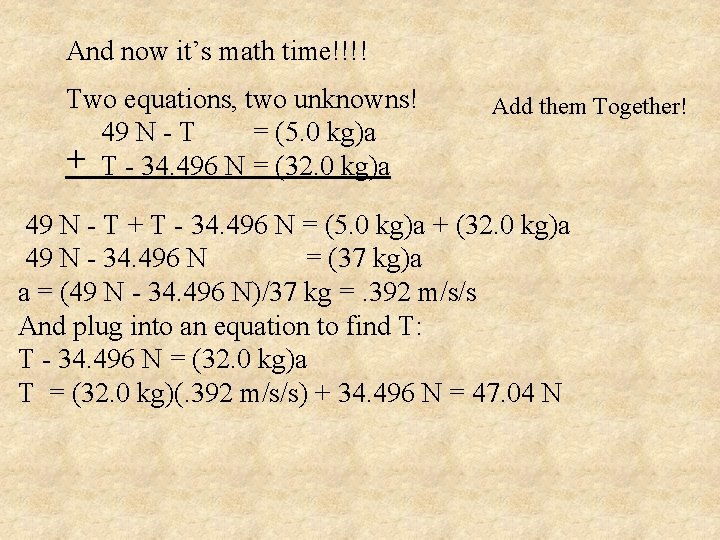Pulleys Example Whiteboards Atwoods Machine Whiteboards Inclined Plane