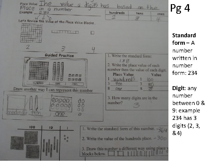 Math Interactive Notebook Pgs 1 14 Table of