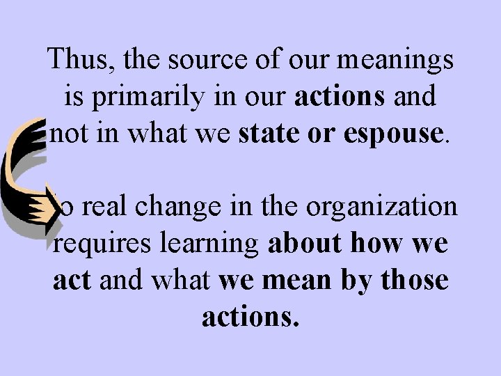 CREATING A LEARNING ORGANIZATION HOW TO PROMOTE DOUBLE
