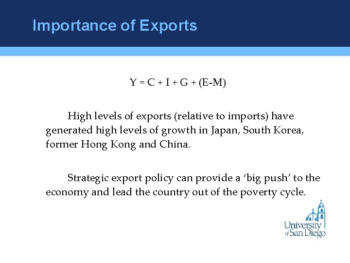Chapter 12 International Trade and Development Strategy Basic