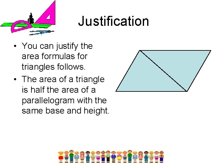 6 7 Areas of Triangles and Quadrilaterals Objectives