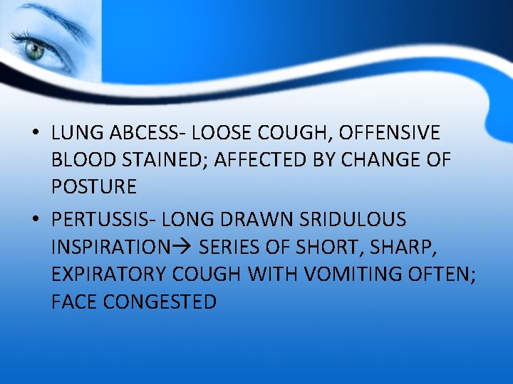 COUGH EXPECTORATION DR N SANKAR COUGH Defensive mechanism