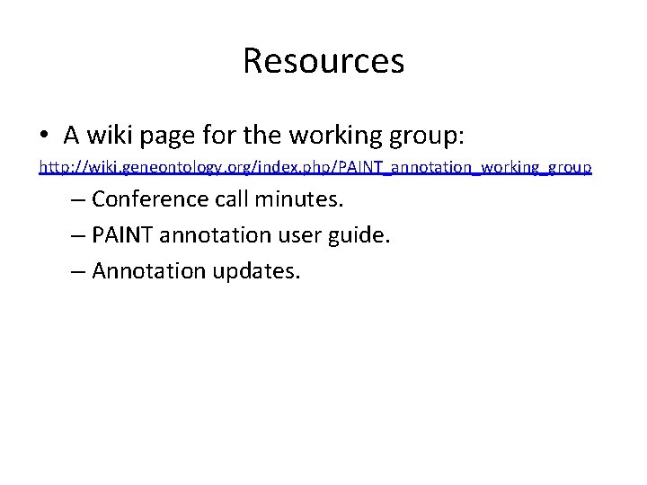 PAINT Annotation Update Huaiyu Mi for the PAINT
