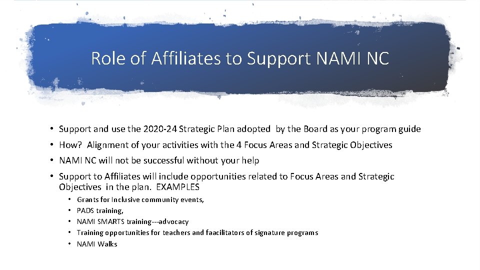 NAMI North Carolina 2020 2024 Strategic Plan June