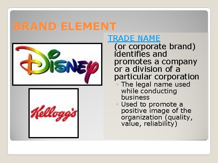 BRANDING UNDERSTANDING BRAND a name term design symbol