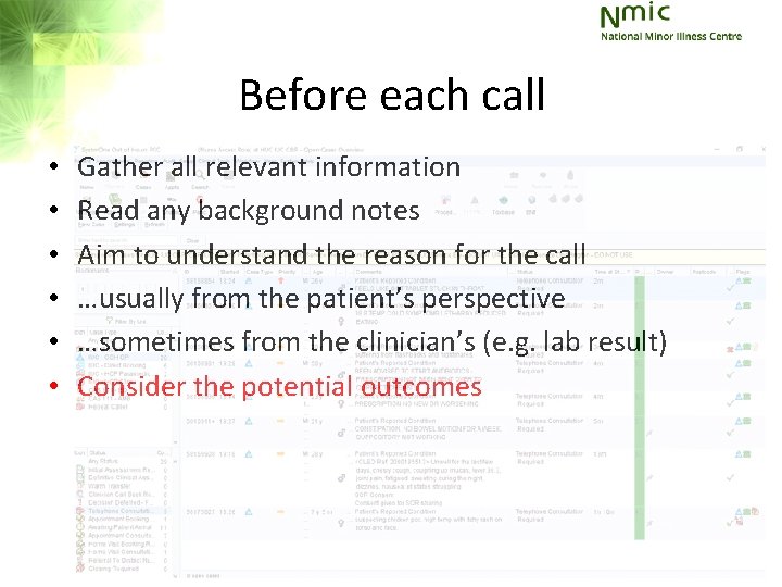 Telephone Triage National Minor Illness Centre www minorillness