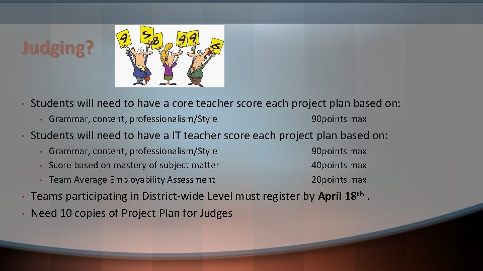 Capstone Project Classroom Presentations are NEXT Week See