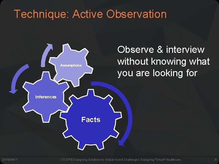 CS 377 E DESIGNING SOLUTIONS TO GLOBAL GRAND