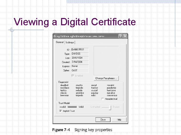 Encryption and Firewalls Chapter 7 Learning Objectives Understand