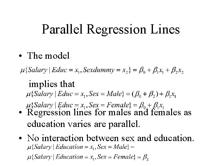 Lecture 27 Polynomial Terms for Curvature Categorical Variables