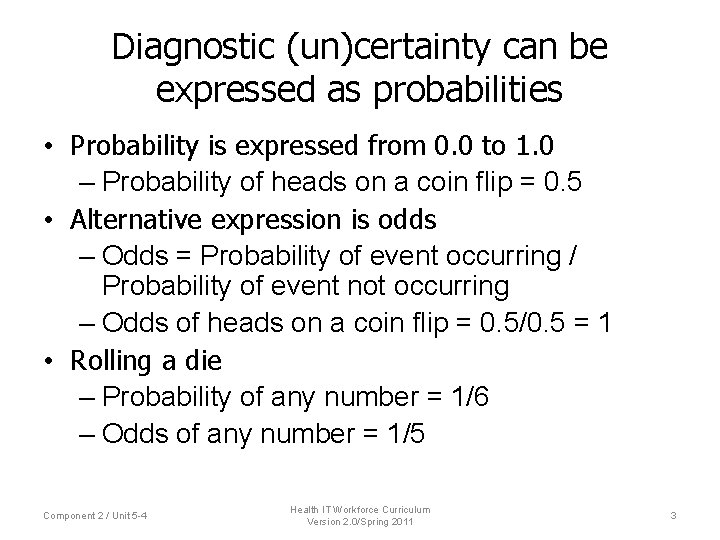 Component 2 Evidence Based Medicine Unit 5 EvidenceBased