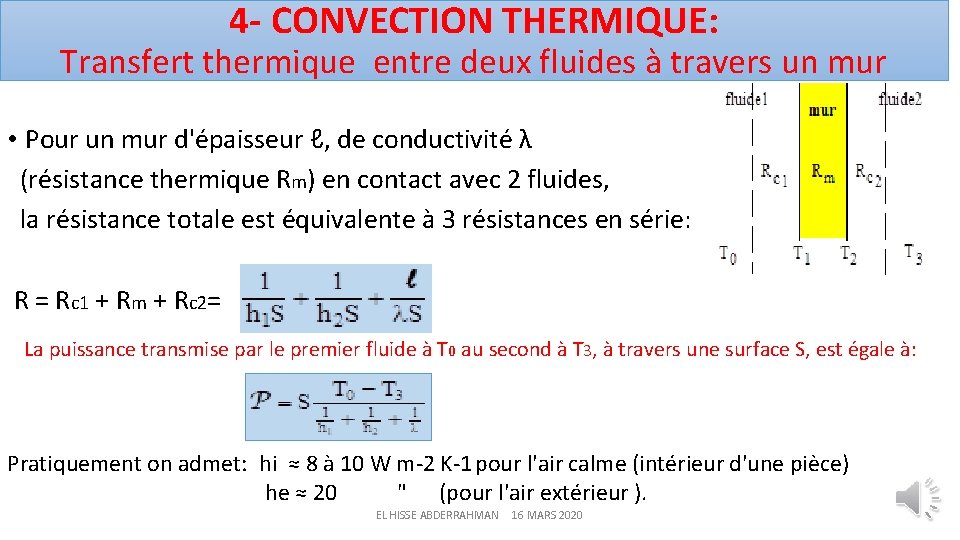 CHAPITRE 1 TRANSFERT THERMIQUE OBJECTIFS 1 DIFFRENTS MODES