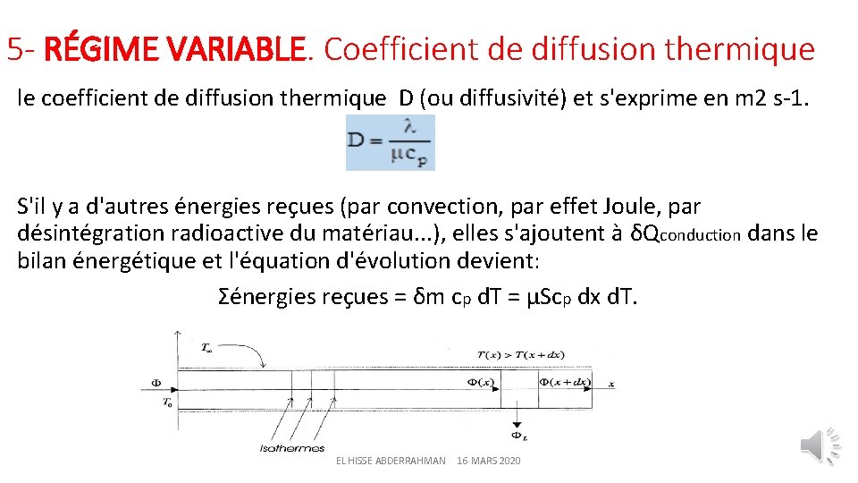 CHAPITRE 1 TRANSFERT THERMIQUE OBJECTIFS 1 DIFFRENTS MODES
