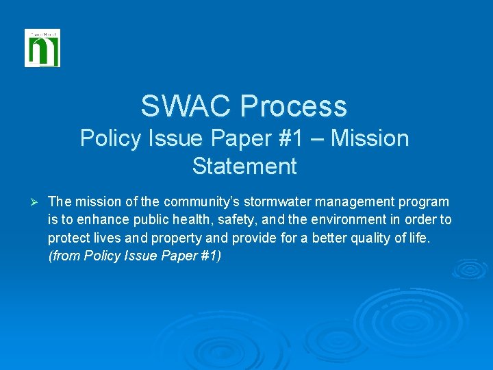 Workshop Development Sustainability Stormwater PlanningDesign ...