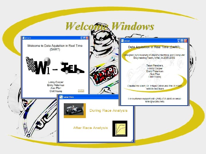 FSAE Telemetry Alex Pfarr Emily Peterman Lonny Cooper