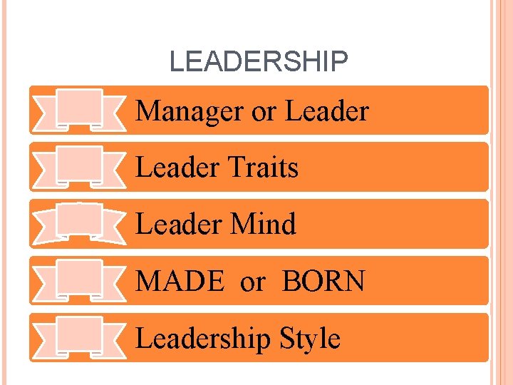 LEADERSHIP Manager or Leader Traits Leader Mind MADE