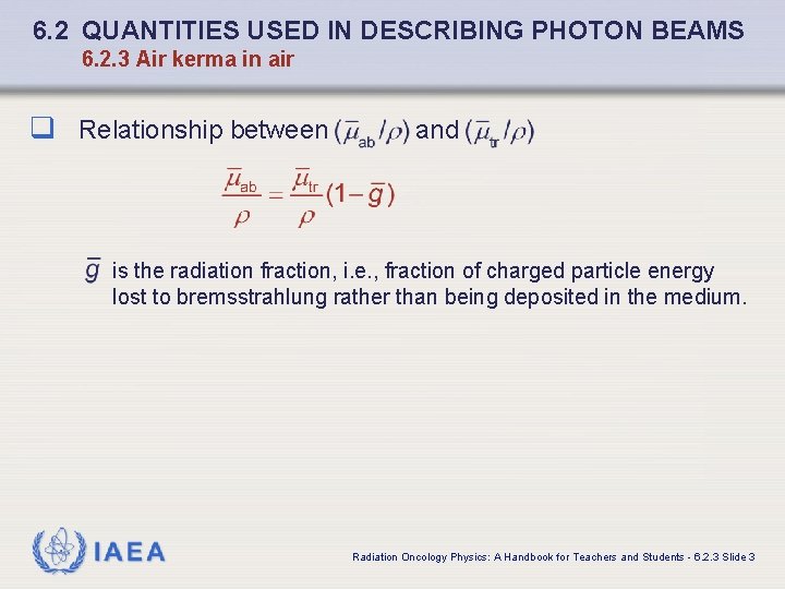 Chapter 6 External Photon Beams Physical Aspects Set