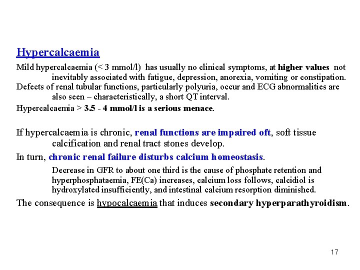 Calcium and phosphates Clinical Biochemistry Dept Biochemistry 2008