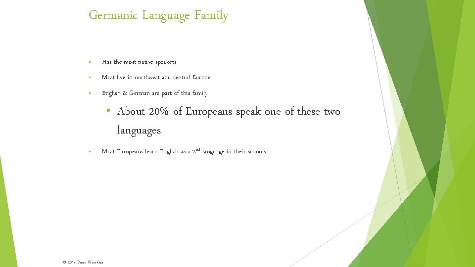 Comparing European Languages Germanic Romance Slavic Language Families