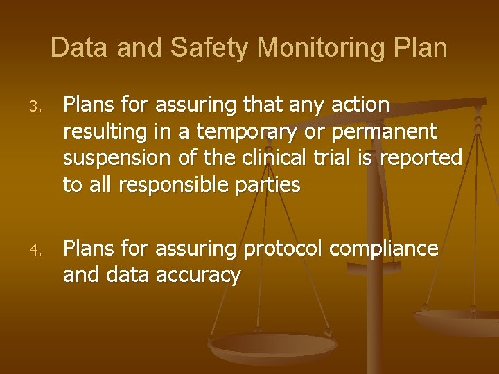 THE ROLE OF DSMBs in CLINICAL RESEARCH Data