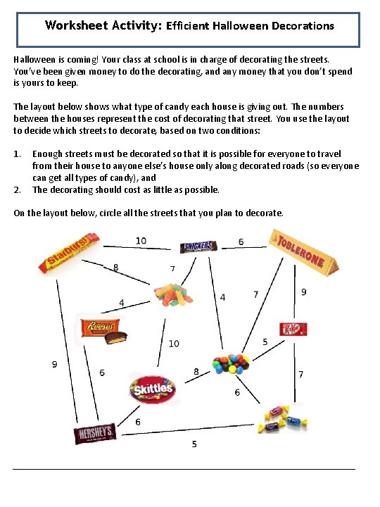 Worksheet Activity The Muddy City Problem Once upon