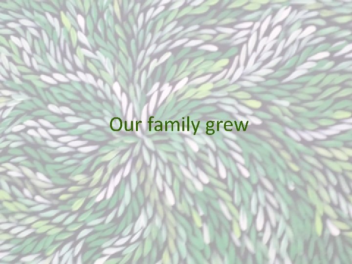 Learning from each other and growing together Growing