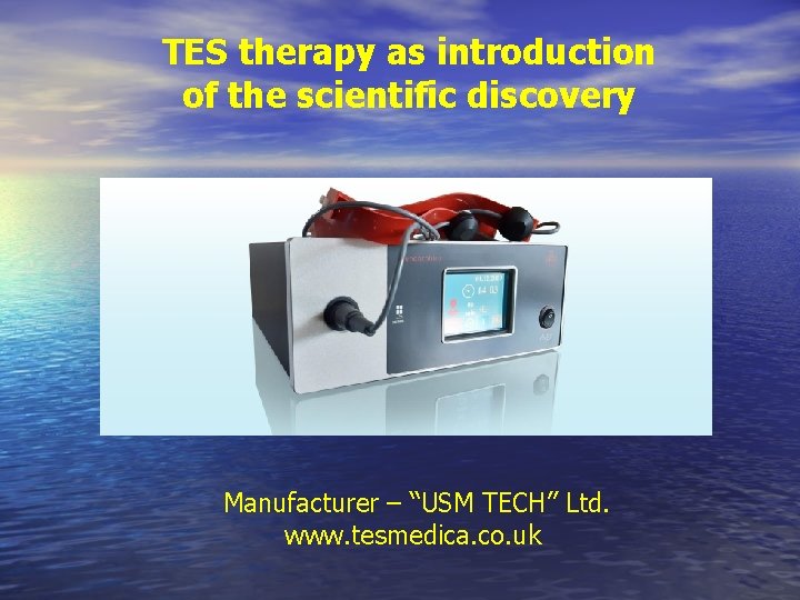 TES therapy as introduction of the scientific discovery