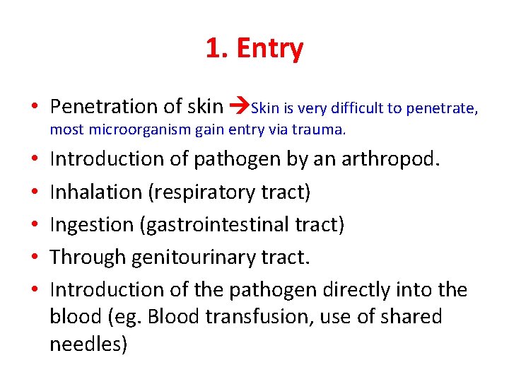 Pathogenesis of Infectious Diseases CLS 212 Medical Microbiology