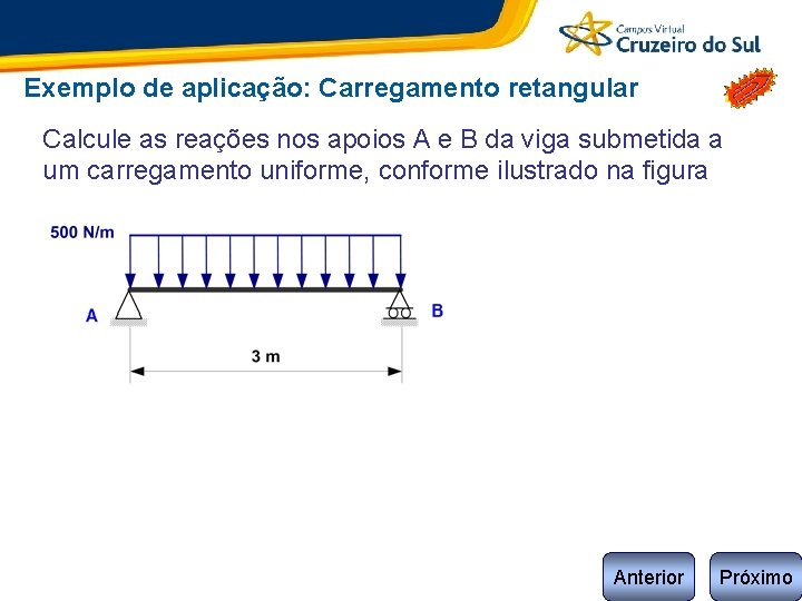 Cargas distribudas Curso Engenharia Disciplina Mecnica Geral Unidade