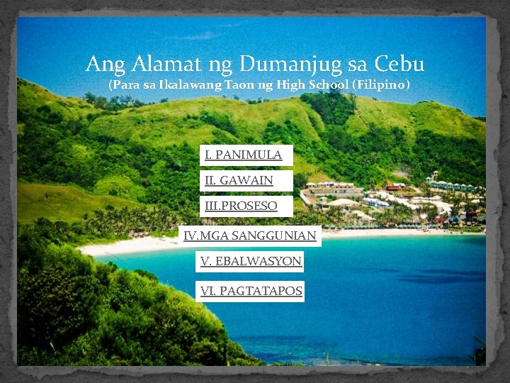 Ang Alamat ng Dumanjug sa Cebu Para sa