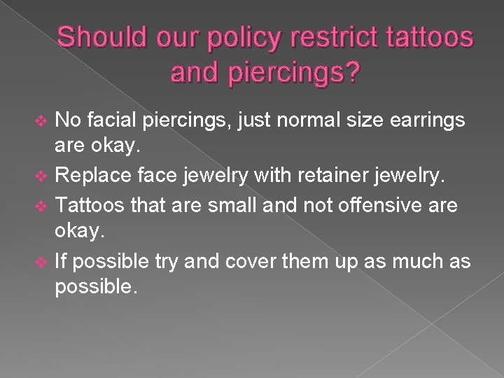 Reaching Consensus About Business Attire Laura Rodriquez Margarita