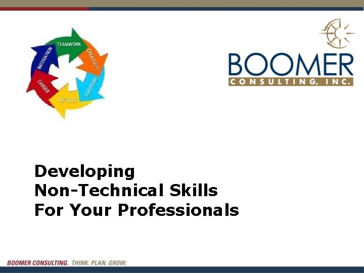 Developing NonTechnical Skills For Your Professionals Agenda Developing