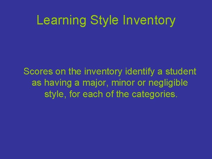 USING TECHNOLOGY TO HELP ADDRESS DIFFERENT LEARNING STYLES