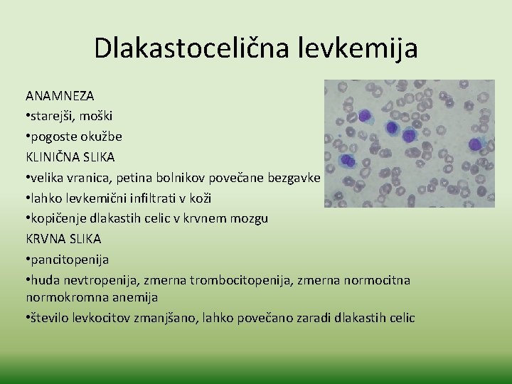 MALIGNI LIMFOMI Avtorji Katka Glamnik Gea Novak Darja