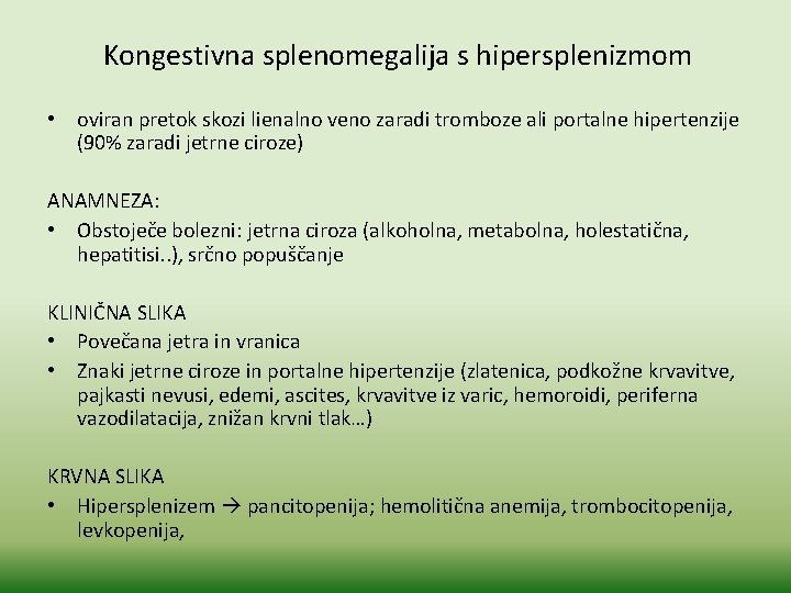 MALIGNI LIMFOMI Avtorji Katka Glamnik Gea Novak Darja