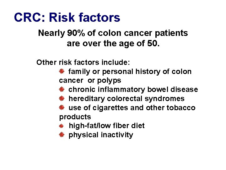 Colorectal cancer Screening and Prevention Dr malek Alhamidi