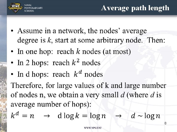 Network Science Overview 2 By Ralucca Gera NPS