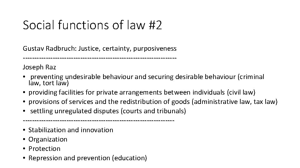 The concept and functions of law Legal Language
