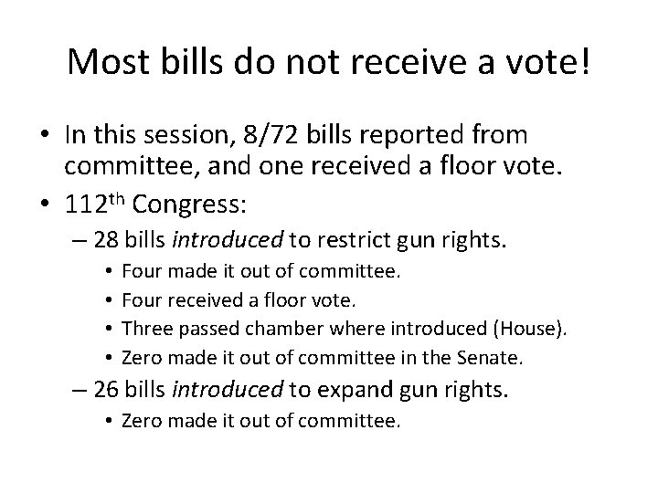 Overcoming Legislative Gridlock How Procedural Rules Affect Obstructionism