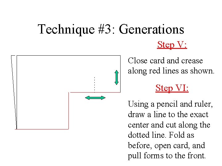 Its PopUp Time Technique 1 Angle of Crease