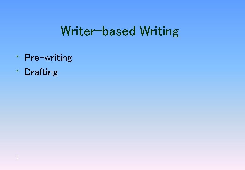 Introduction to Academic Writing Lawrence Cleary Codirector Regional